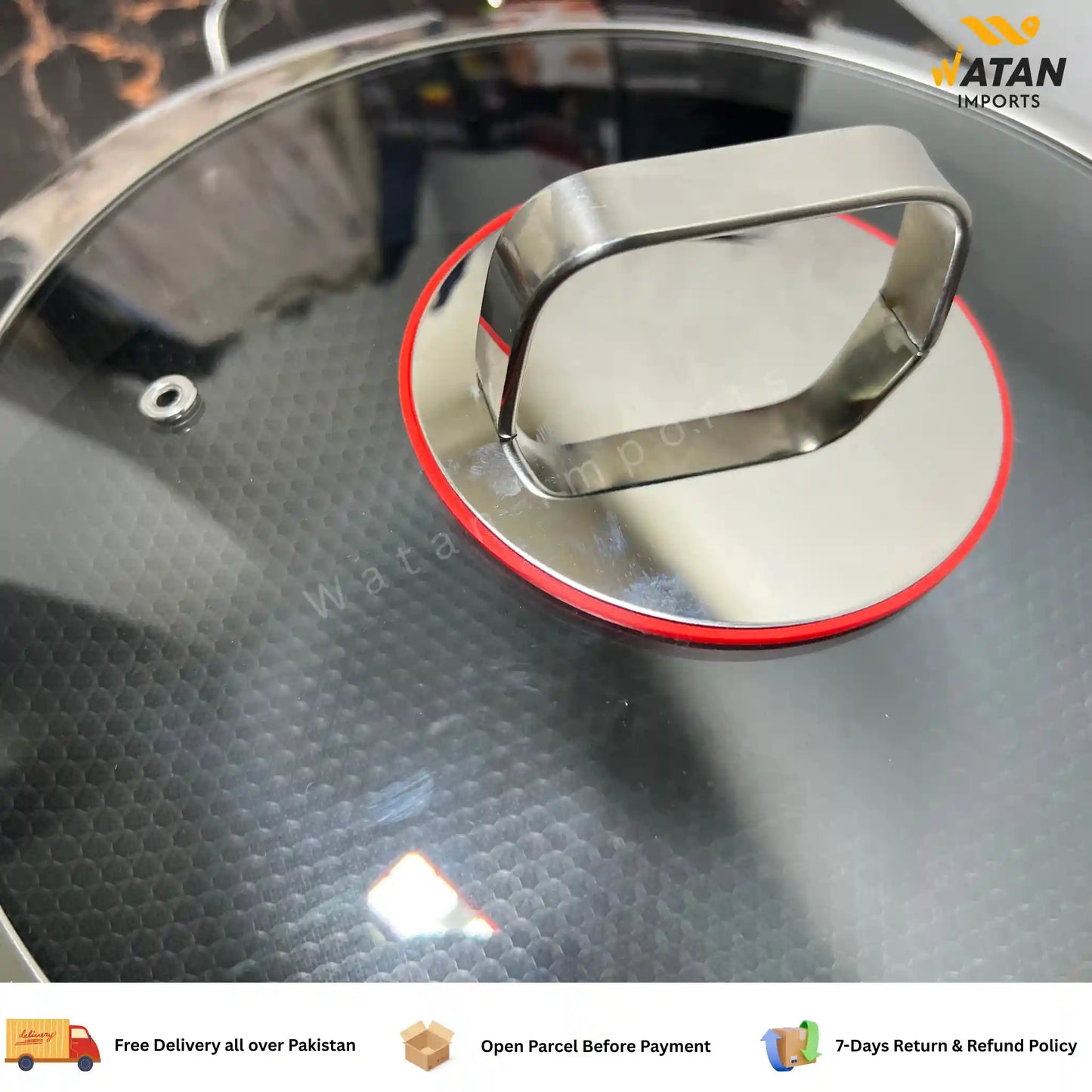 Heavy Duty Lazer Coated Karahi Pan | Non-Stick & Easy to Clean – Watan ...